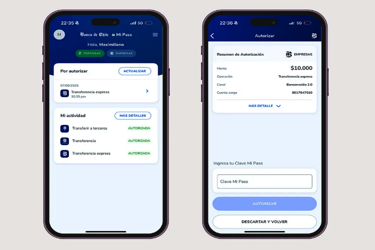 Mi Pass, la nueva herramienta del Banco de Chile para Pymes y Grandes ...